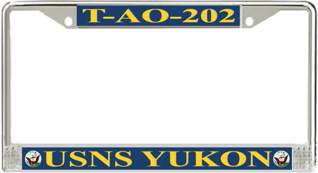 USNS Yukon T-AO-202 License Plate Frame - Walmart.com