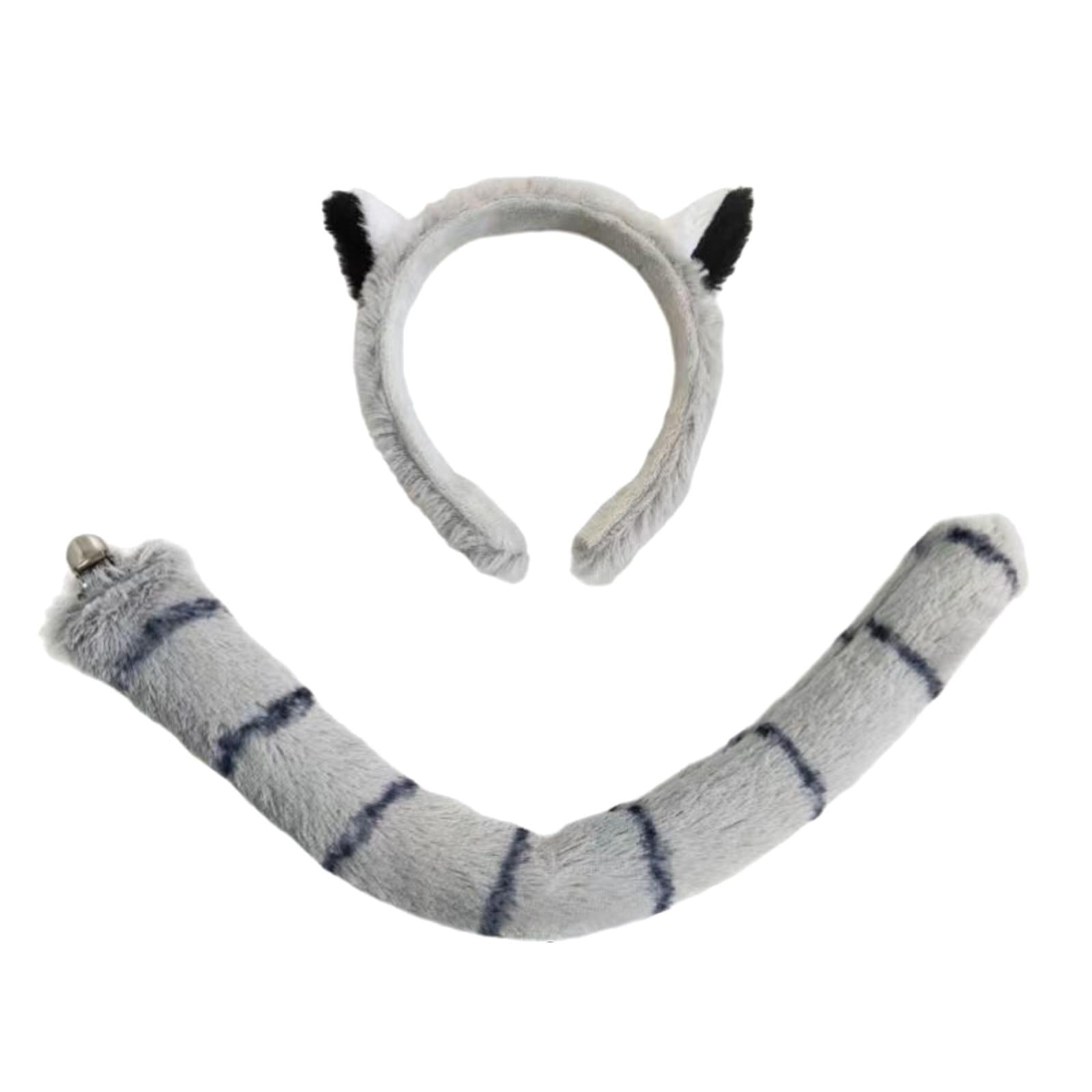 Conjunto de orejas y Cola de animales jinwen para niños disfraces ...