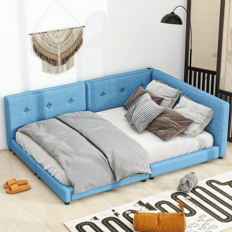 Low Profile Daybeds Low Profile Full Platform Bed With Rounded Corners