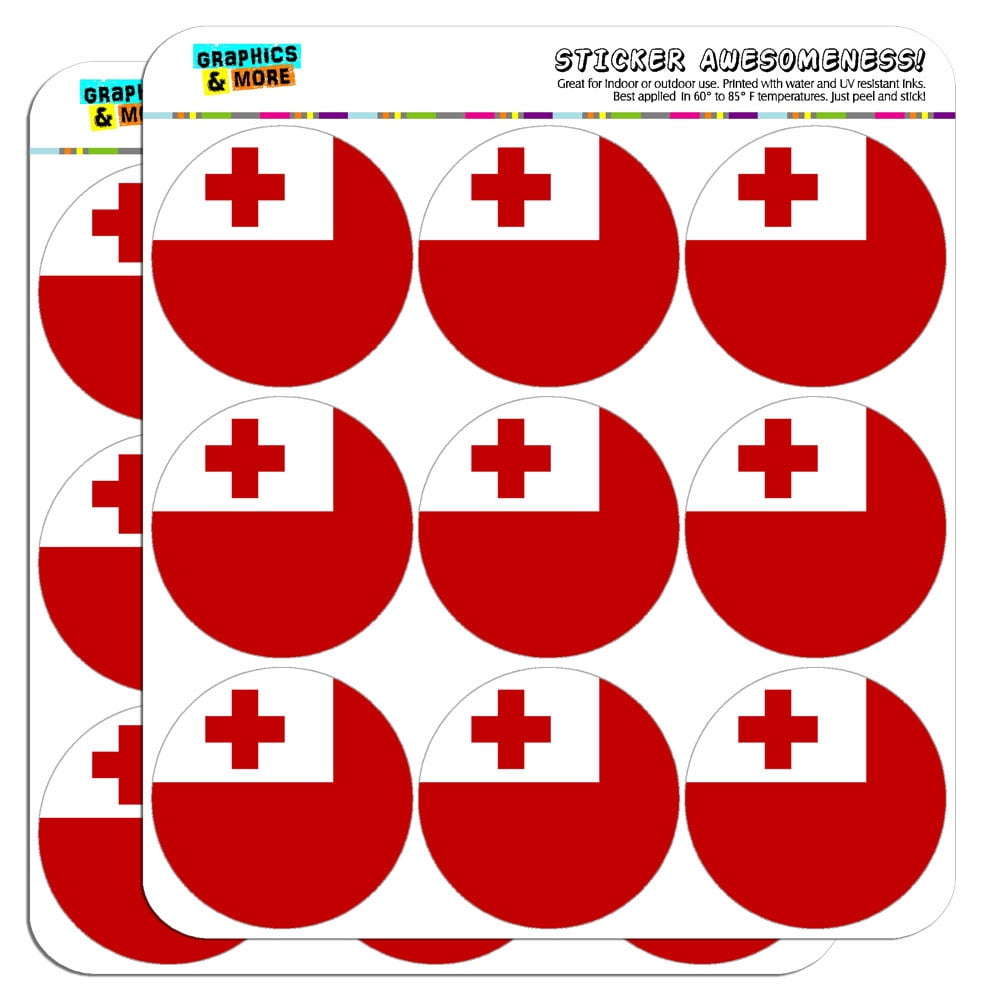 Tonga National Country Flag 2" Scrapbooking Crafting Stickers - Walmart.com