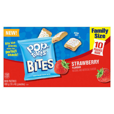 Kellogg's Pop-Tarts Bites, Mini Pastries Strawberry Flavour, 10 pouches ...