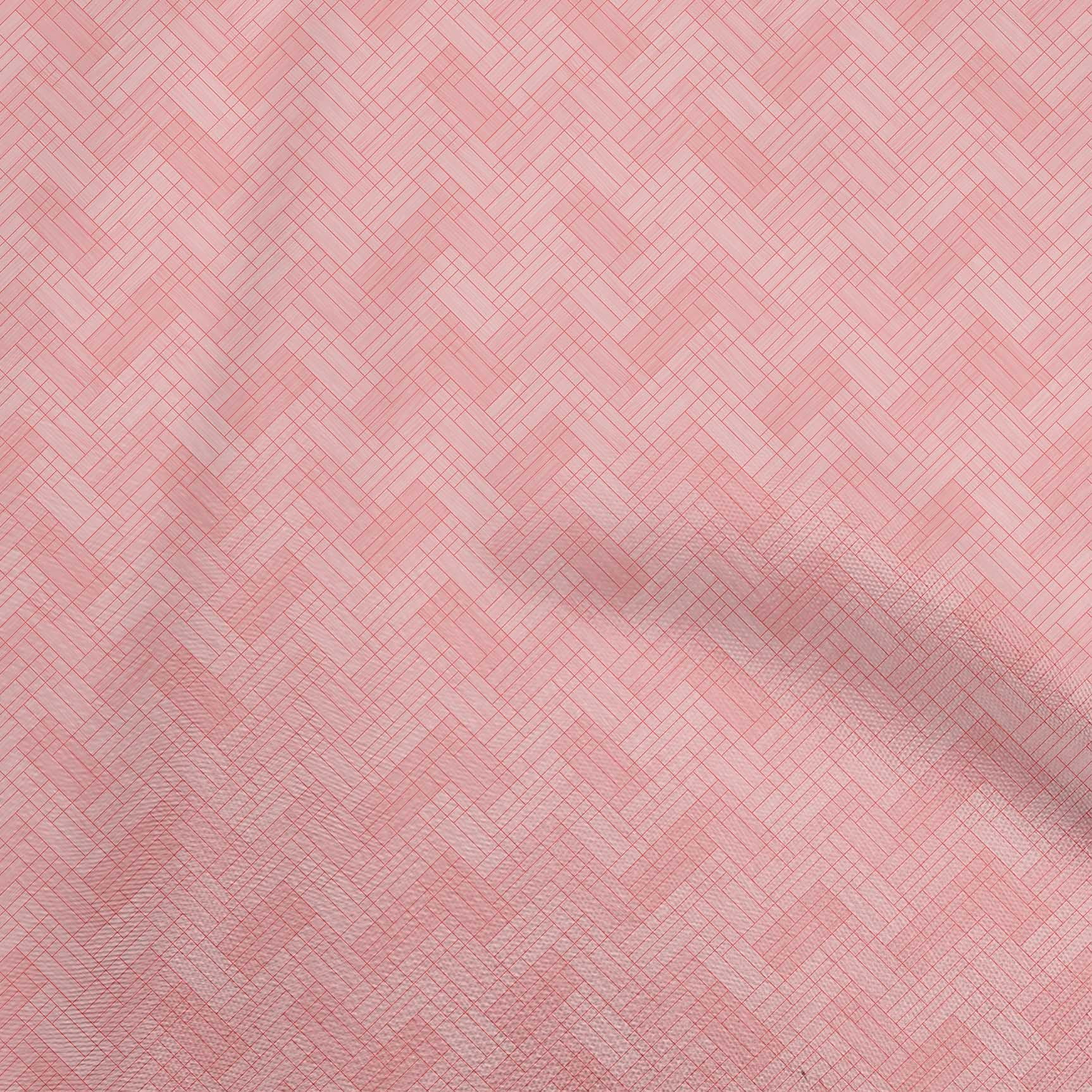 oneOone Cotton Poplin Blush Pink Fabric Geometric Craft Projects Decor ...