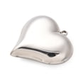 304 Stainless Steel Pendants Heart Charm Anti- Stainless Steel Color 40 ...