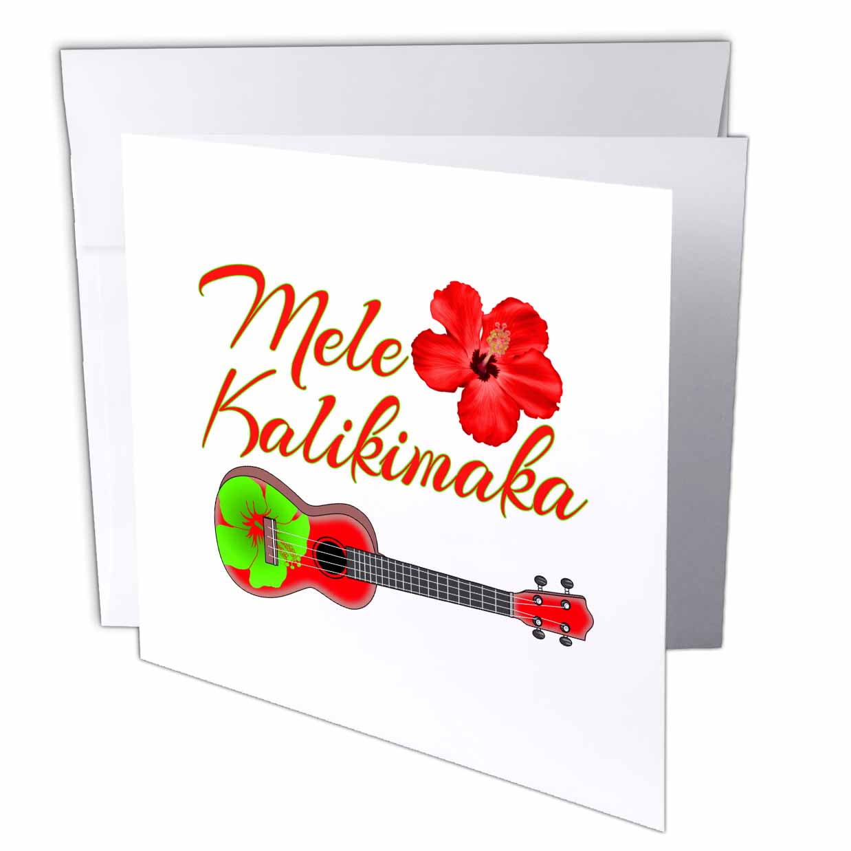 Hawaiian Christmas Cards Mele Kalikimaka