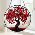 Cherry Blossom Window Hanging – Stained Glass Style Nature Art ...