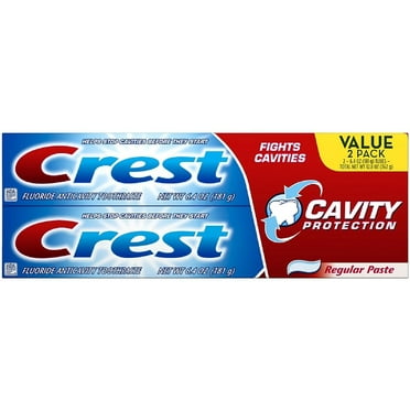 Crest Cavity Protection Toothpaste, Regular, 0.85 oz - Walmart.com