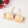Tianek Half Cup Womens Plus Bra Push Up Lace Bra Double Breasted Comfortable Bras