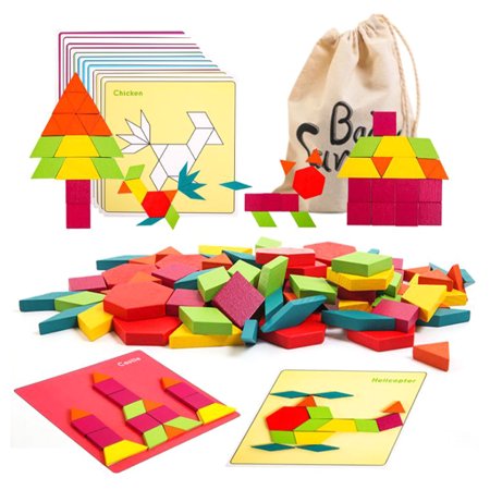 Children's Creative Jigsaw Puzzle Toys Early Education Geometric Shape ...