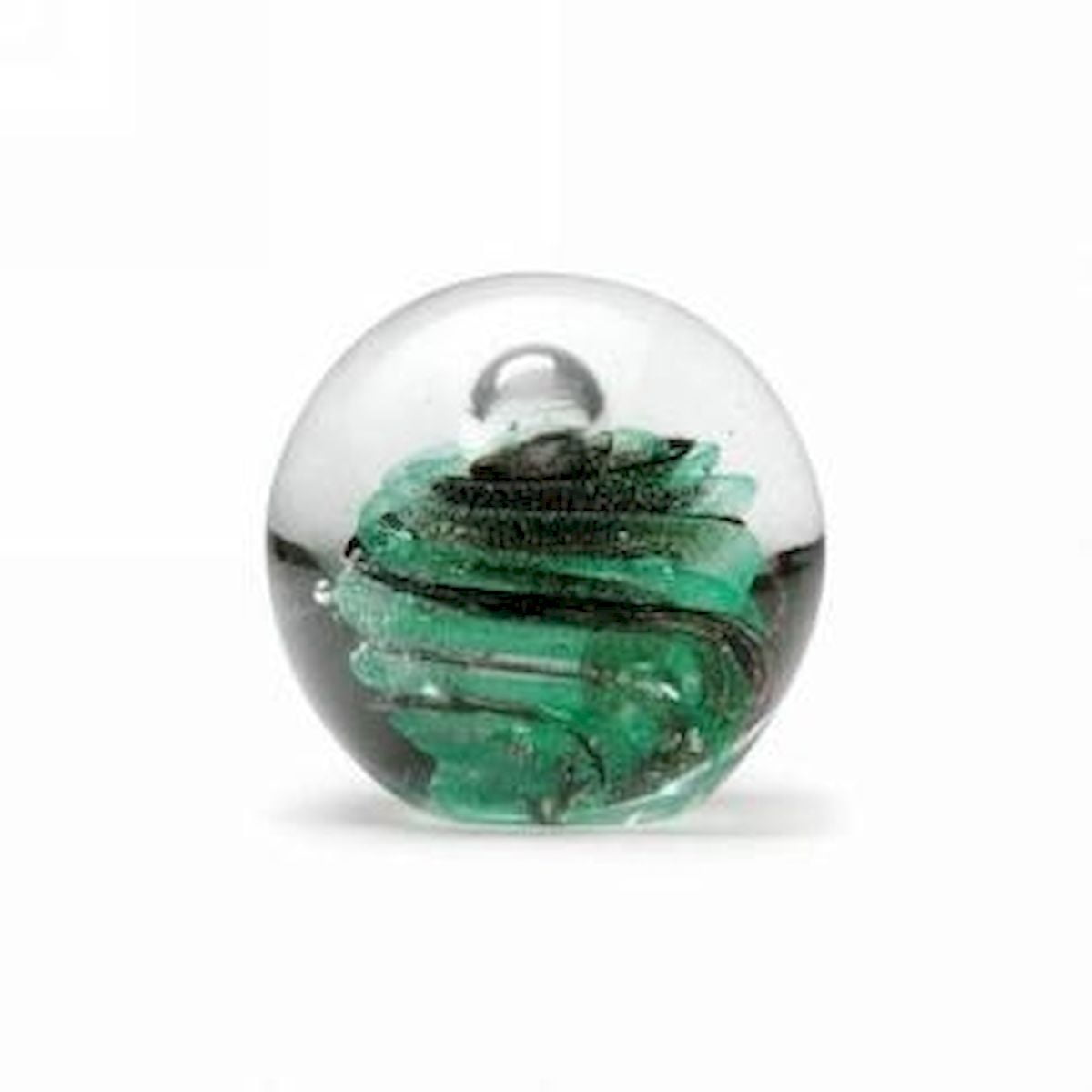 Thinking Of Green Round Glass Paperweight - Walmart.com
