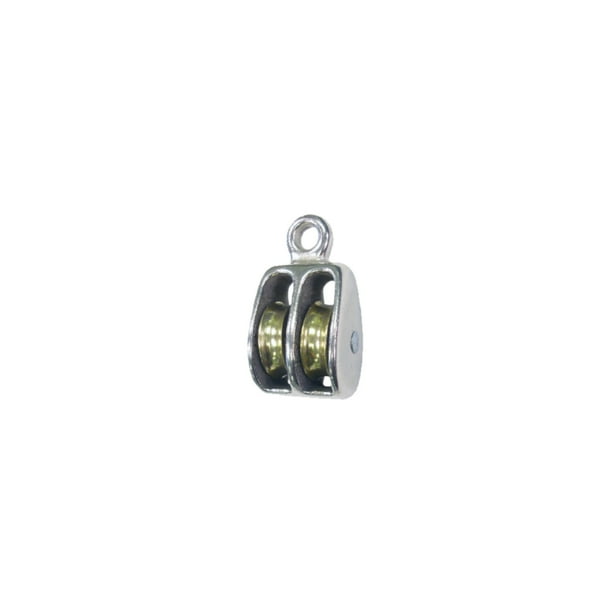 Golberg Rigid Eye Double Steel Wheel Pulley in Multiple Sheave Sizes ...