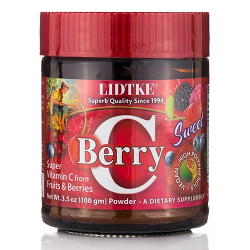 Berry-C Powder (Sweet) - 3.5 oz (100 Grams) by Lidtke - Walmart.com ...