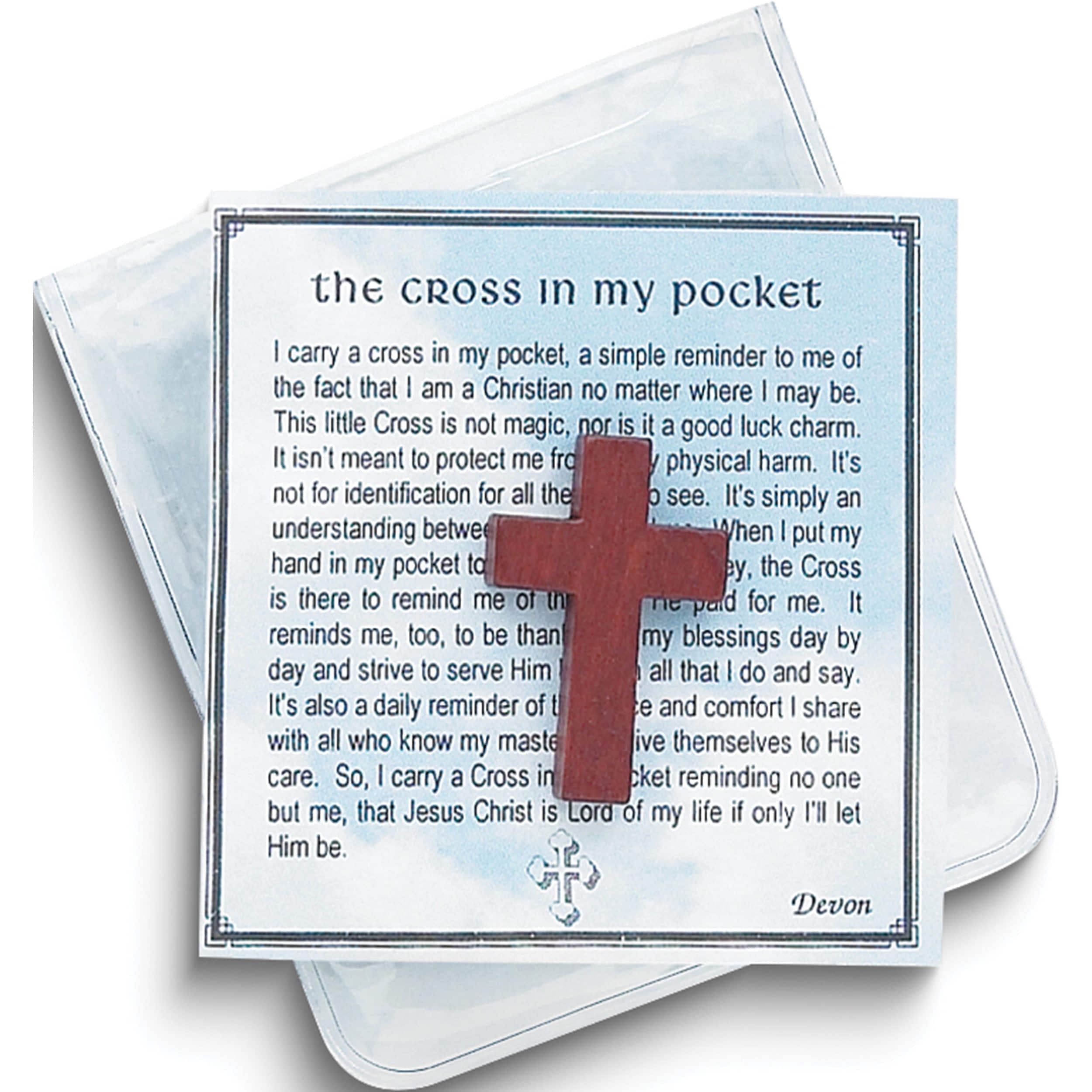 Pocket Cross Prayer