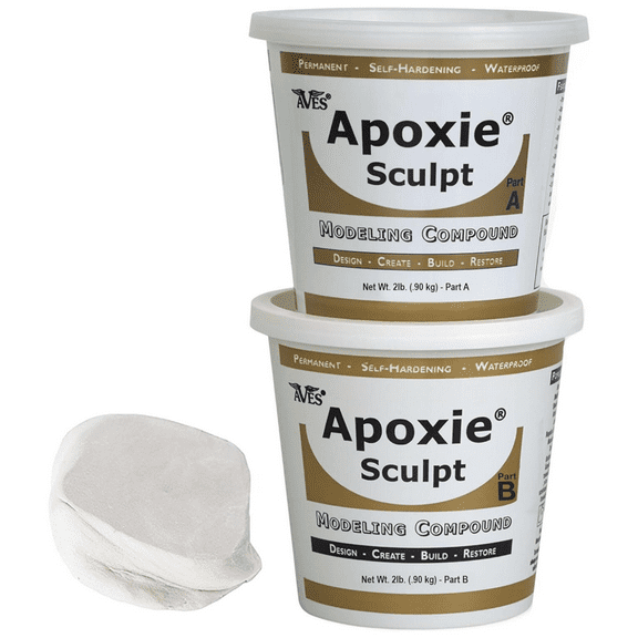 Aves Apoxie Sculpt - 2 Part Epoxy Clay Putty, Air Dry, Textured ...