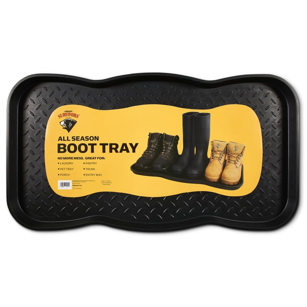 Herman Survivors Boot Tray Black - Walmart.com