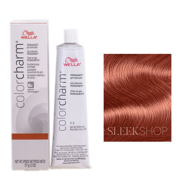 Wella - WELLA COLOR CHARM, HAIR COLOR Permanent Red Terra Cotta Gel ...