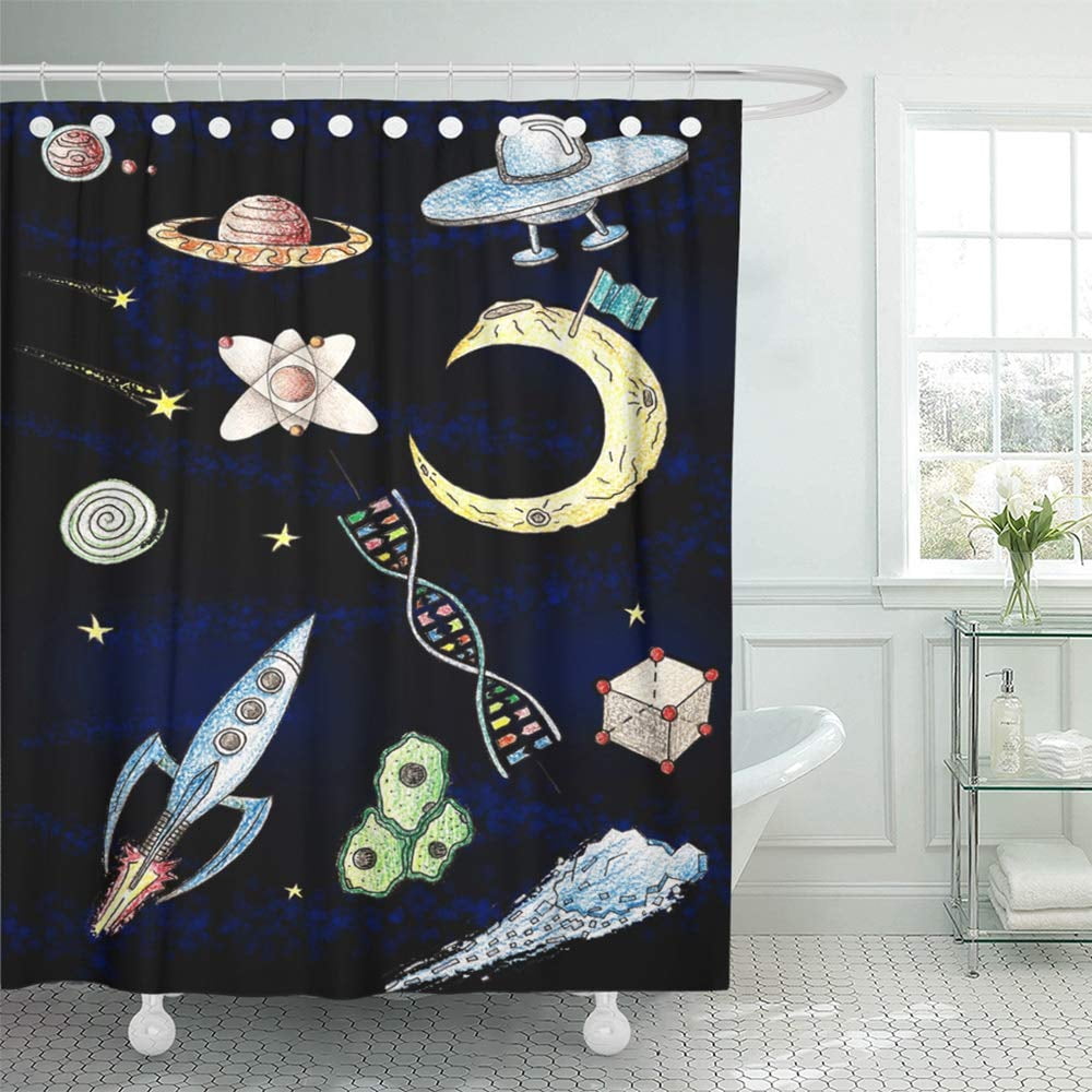 PKNMT Alien Children's Space Asteroid Astronaut Astronomy Cartoon Comet ...