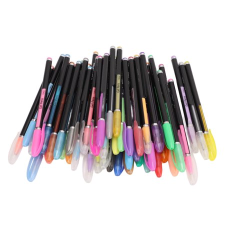 Gel Pens Set, Colored Gel Pens Set 4 Painting Effects 48 Colors Acid ...