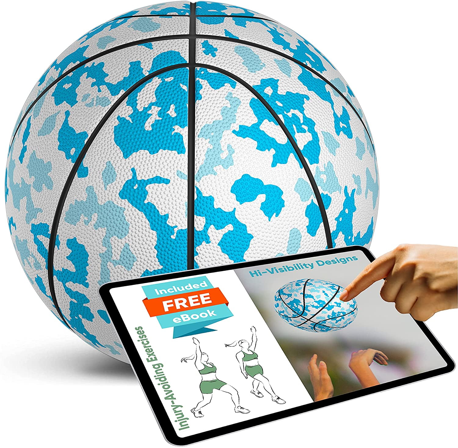 Millenti Street Wise Camo Basketball Ball Outdoor Indoor for Men, Women ...