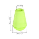 Bell End Stopper, Cord Rope Lock for Drawstring Bag, Light Green 20 ...