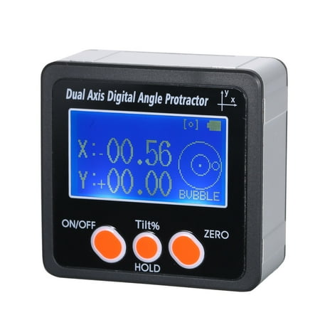 Dual Digital Angle Protractor with Backlight IP65 Waterproof Aluminum ...