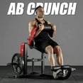 syedee Seated AB Curl, Back Extension Machine, Plate Loaded, 450lbs ...