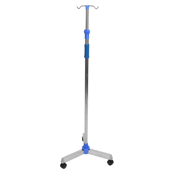 IV Stand Pole, Regulable Height Stainless Steel Stable Base IV Bag Pole ...