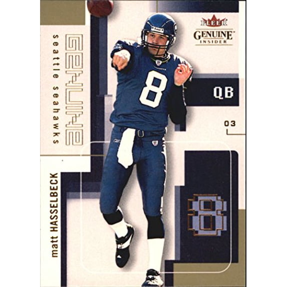 2003 Fleer Genuine Insider #36 Matt Hasselbeck NFL Football Trading ...