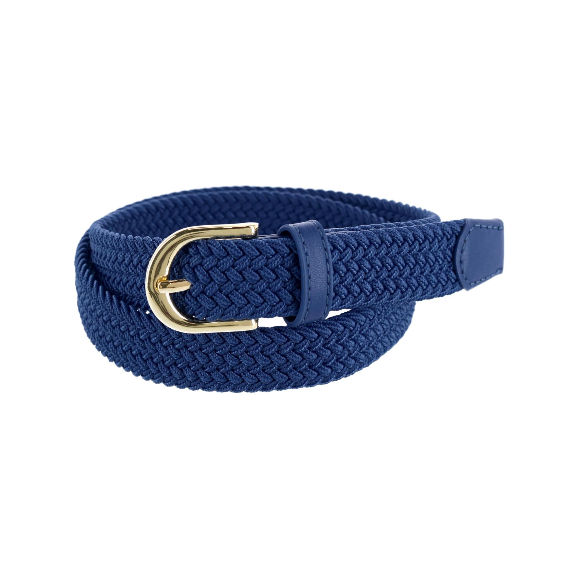 Click here for Ctm Elastic Braided Stretch Belt (Womens) prices