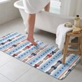 250 Anniversary Bathroom Runner Rugs Non Slip Washable Absorbent Narrow ...