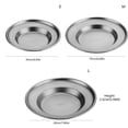 Blarkrus Outdoor Dinner Plate 5.51 in Deep, Titanium Coated Non-Spill ...