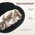 TELOLY 2026 New Satin Lined Beanie for Women Silk Lining Soft Winter ...