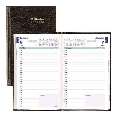 PLANNER DAILY HARD 8X5 BLACK ENGLISH 2021 | Walmart Canada