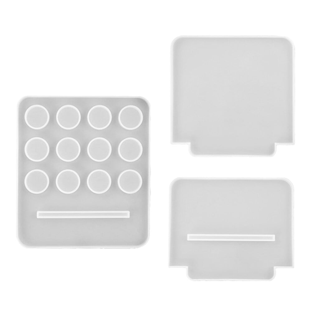 Silicone storage rack mold 1Set of 3Pcs Silicone Storage Rack Molds ...