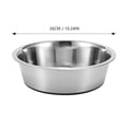 2 Pcs Stainless Steel Dog Bowls, Whisker Friendly Shallow Wide Dishes ...