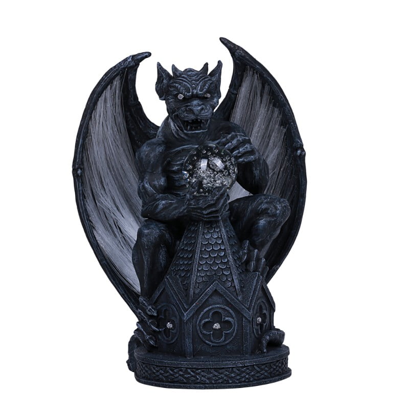 Pacific Giftware Winged Gargoyle Fiber Optic Collectible Figurine ...