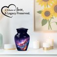 VALERASH Galaxy Small Burial Urns for Adult Male - Keepsake Black ...