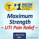 URISTAT Ultra UTI Pain Relief Tablets, Cranberry Coating, OTC Relief ...