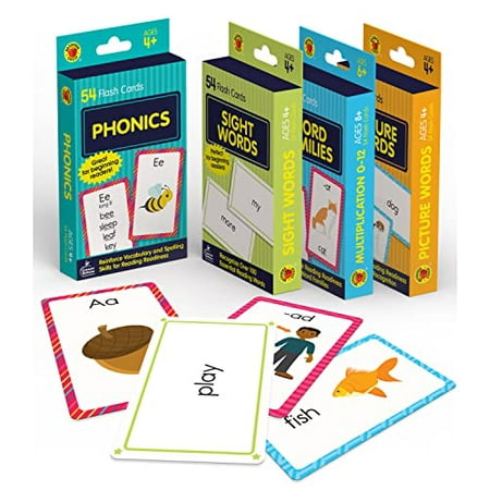 Brighter child carson Dellosa Phonics Flash cards Set, Word Family ...