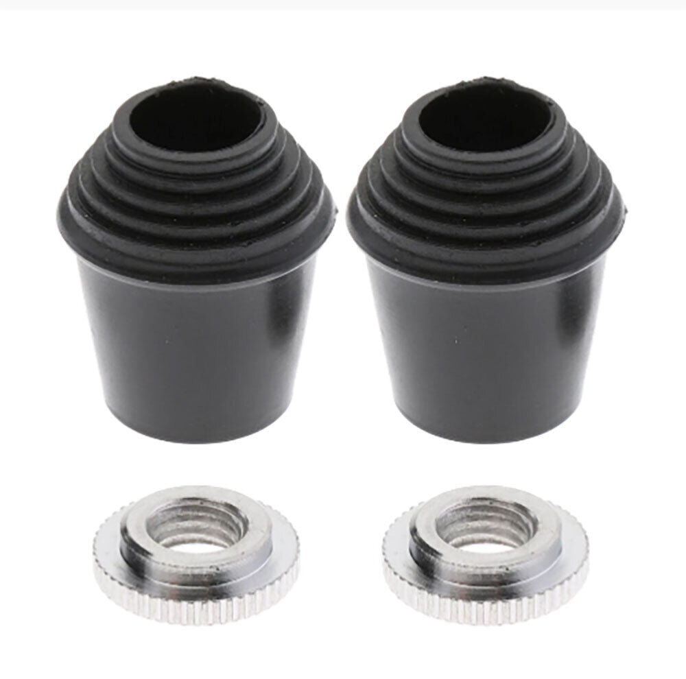 Threaded Bass Drum Spur / Floor Tom Leg Tips Rubber Feet w/ Lock Nut ...