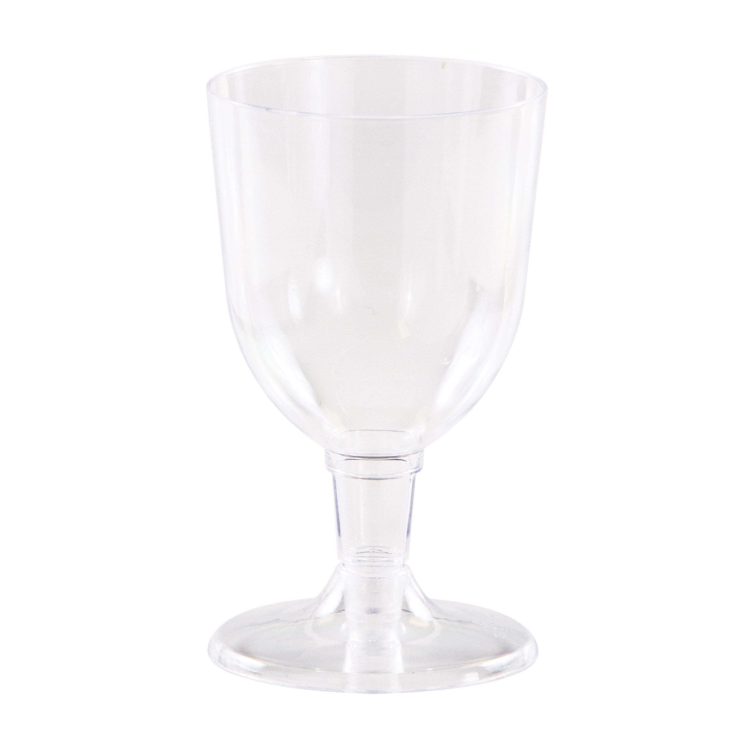 Clear Plastic Wine Glasses 5 Oz 6 Count For 6 Guests