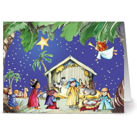 Nativity Christmas Card