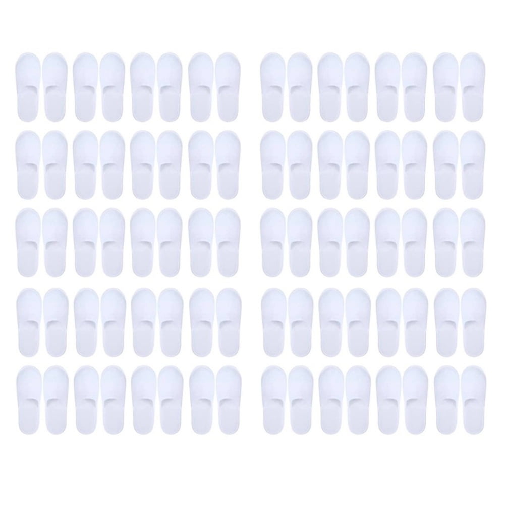 Click here for Unbranded 40 Pairs Closed Toe Disposable Slippers... prices