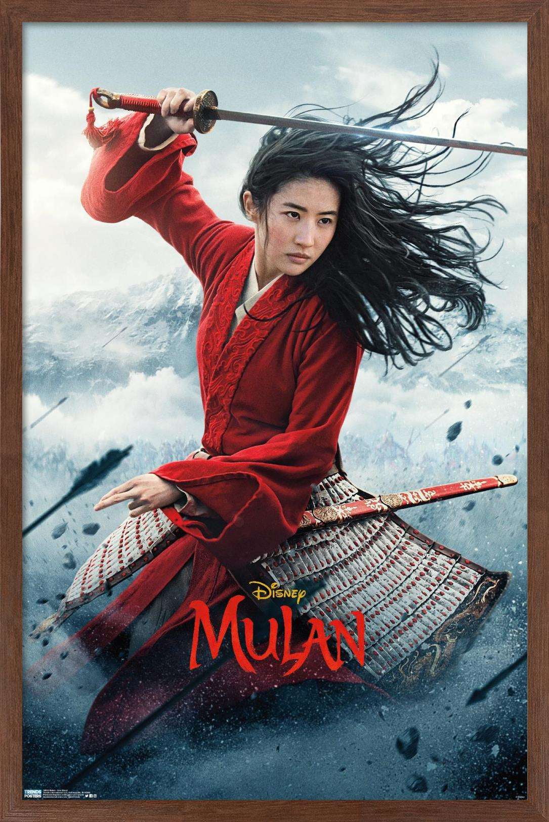 Disney Mulan - One Sheet Wall Poster, 14.725" x 22.375", Framed ...