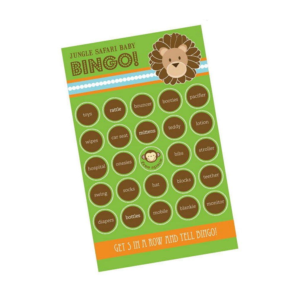 Jungle Safari Party Bingo (Pack of 16 cards) - Walmart.com