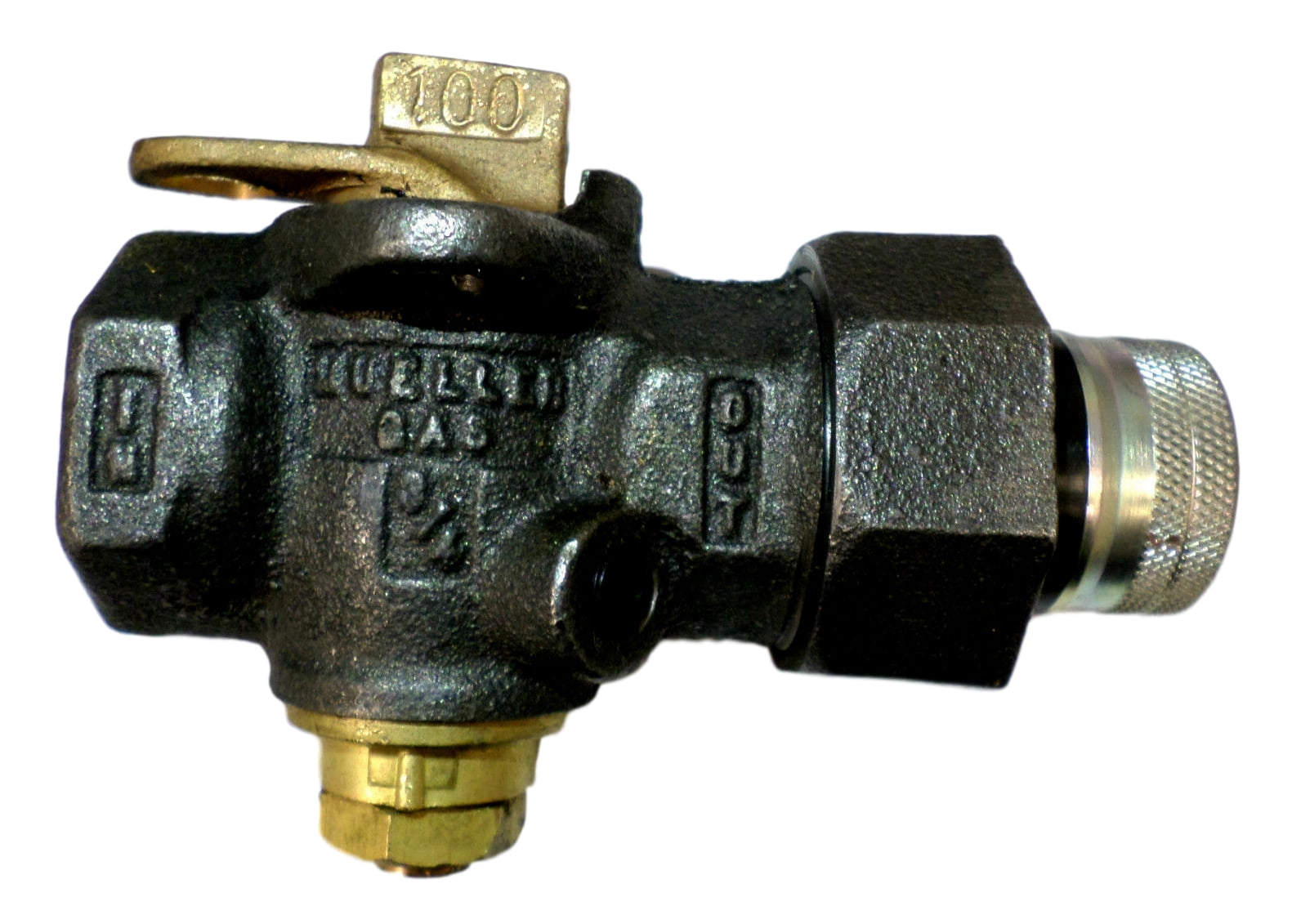 Mueller Brisco H-11479 By Pass Meter Valve Riser Side 100 PSIG 3/4" 689 ...