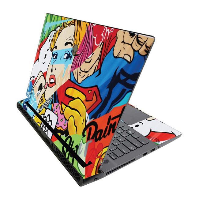 MightySkins ALWM17R320-Cartoon Mania Skin for Alienware M17 R3 2020 ...