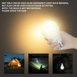 Rechargeable Light Bulbs with Remote Control Soft Warm 2200mAh Dimmable ...