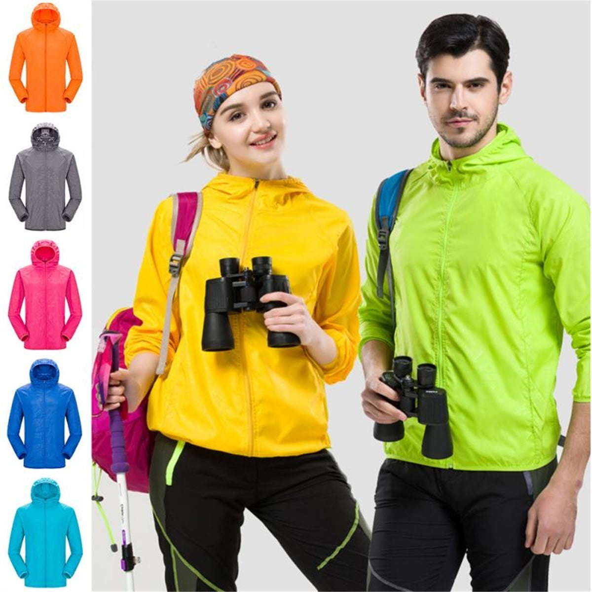 An outdoor coat for men and women Summer sun, anti ultraviolet, outdoor ...