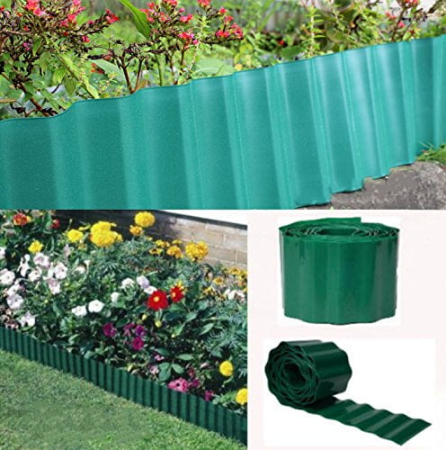 V Proteck Decoration Fence- 29.6" Length x 5.9"Height Plastic Wavy ...