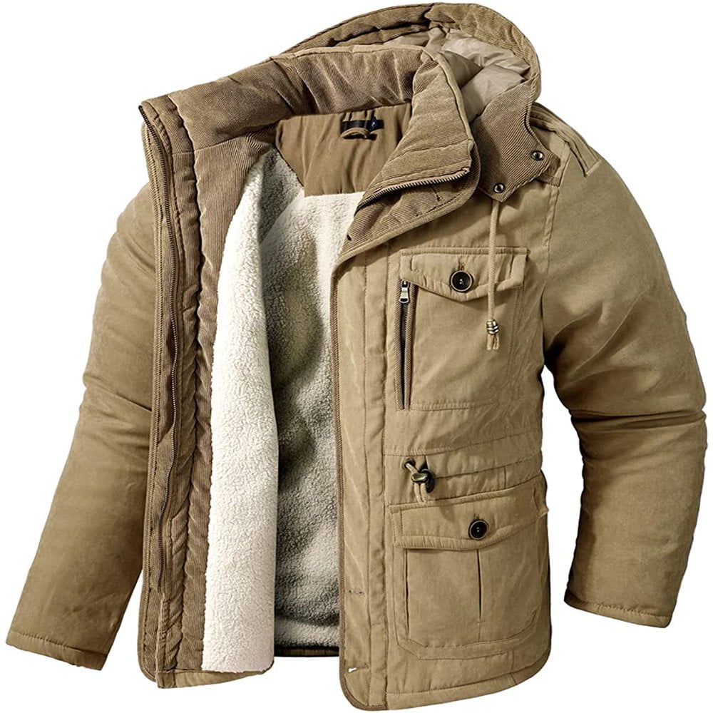 Click here for Pengxiang Men‘s Winter Hooded Jacket Windproof She... prices